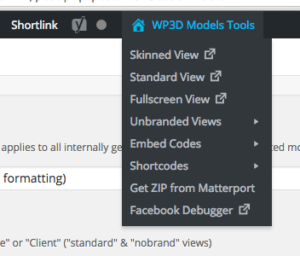 Adding your first Model - WP3D Models - WordPress Plugin